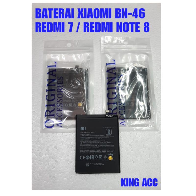 Jual BATERAI BATRE BATTERY XIAOMI REDMI 7 REDMI NOTE 8 BN46 BN-46 ...