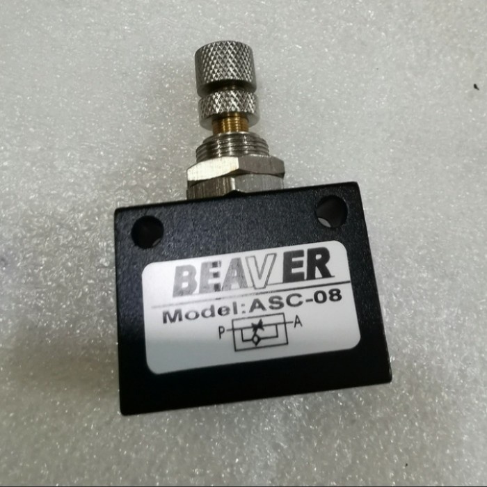 Jual Pneumatic G1/4'' One-Way Air Flow Speed Control Valve Throttle ...