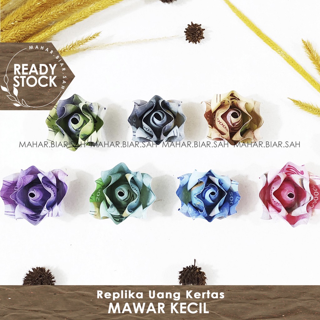 Origami Bunga Mawar Dari Uang Kertas DIY Buket Mawar Kertas: Hadiah