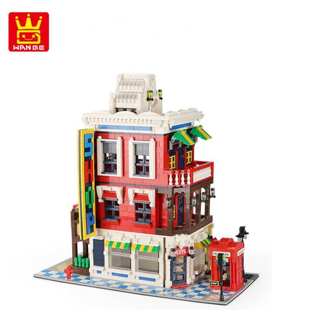 Jual Bricks Wange 6311 Corner Store Architecture 2332 Pcs | Shopee ...