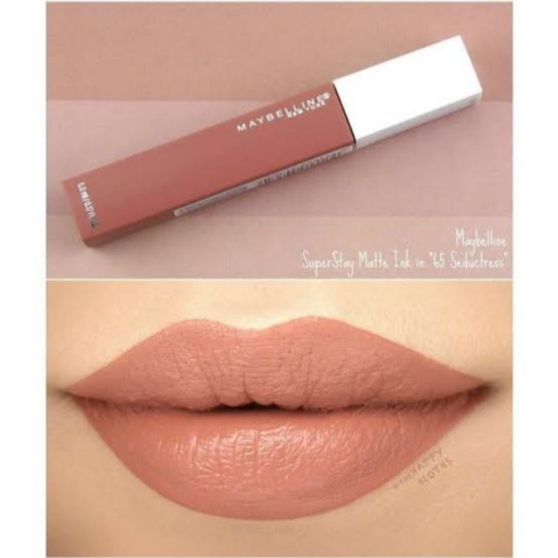 Jual MAYBELLINE 65 SUPER STAY MATTE INK // Lip cream Maybelline super ...