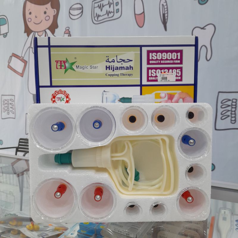 Jual Magic Star alat Bekam isi 12 / kop anging / Hijamah Cupping Therapy | Shopee Indonesia