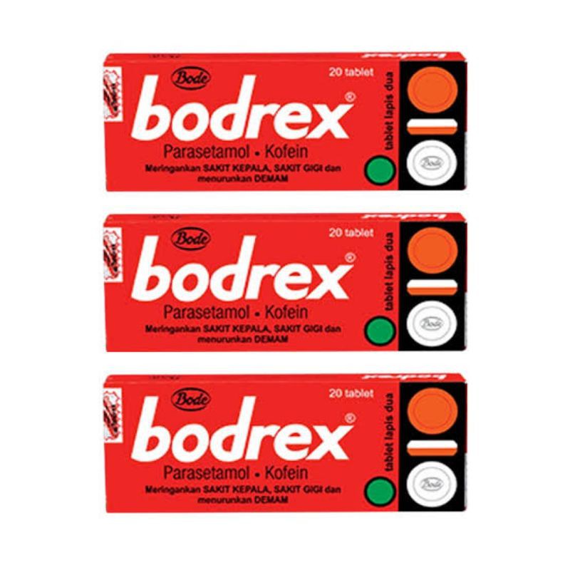 Jual BODREX PARACETAMOL 20T | Shopee Indonesia