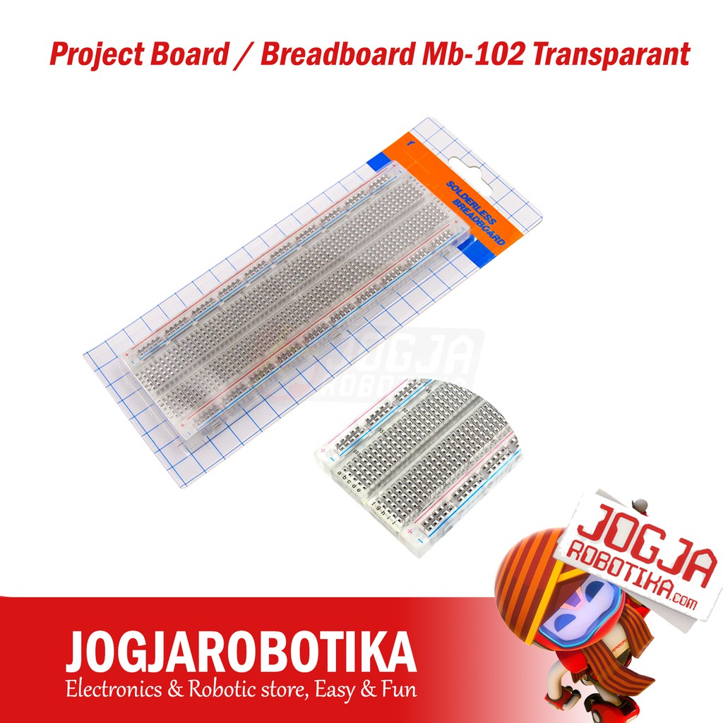 Jual Project Board / Breadboard Mb-102 Transparant | Shopee Indonesia