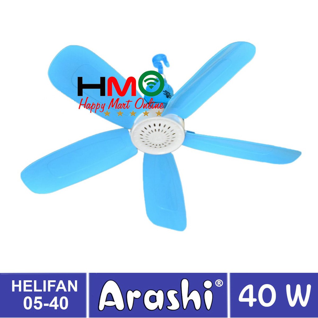 Jual Arashi Kipas Angin Gantung Plafon Helifan 40 Watt Arashi AR-228 ...