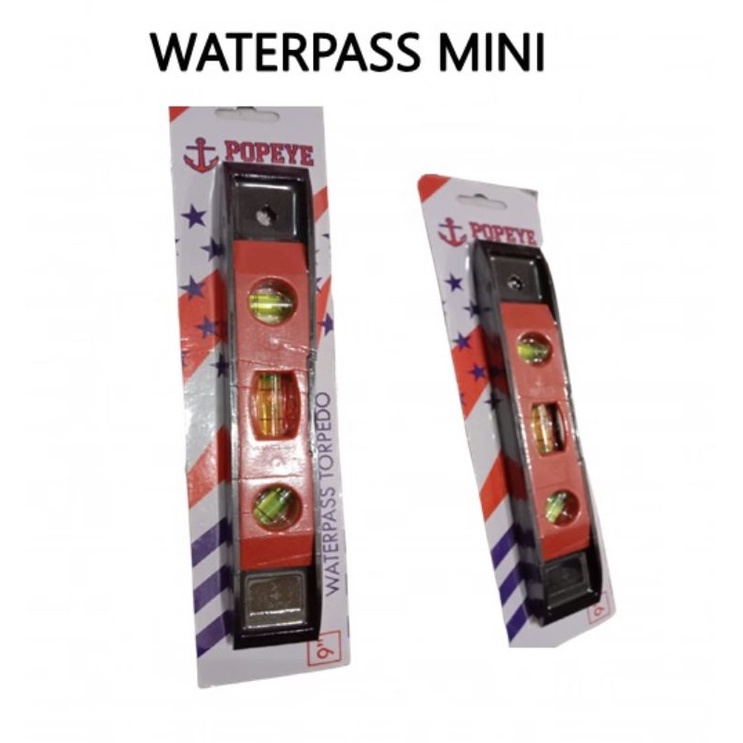 Jual WATERPASS MAGNET MINI MODEL TORPEDO 9 INCH/ALAT UKUR KEMIRINGAN ...