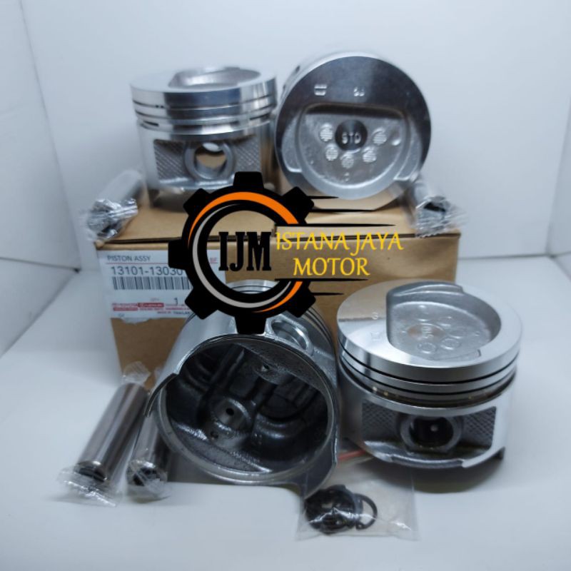 Jual PISTON ASSY SET TOYOTA KIJANG 5K OVER SIZE STD-100 ORIGINAL | Shopee Indonesia