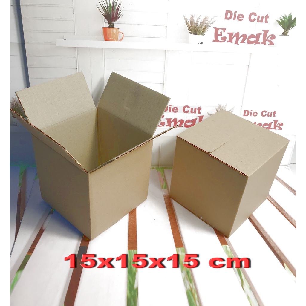 Jual KARDUS | BOX | UK. 15x15x15 cm / KARTON PACKING POLOS BARU ST ...