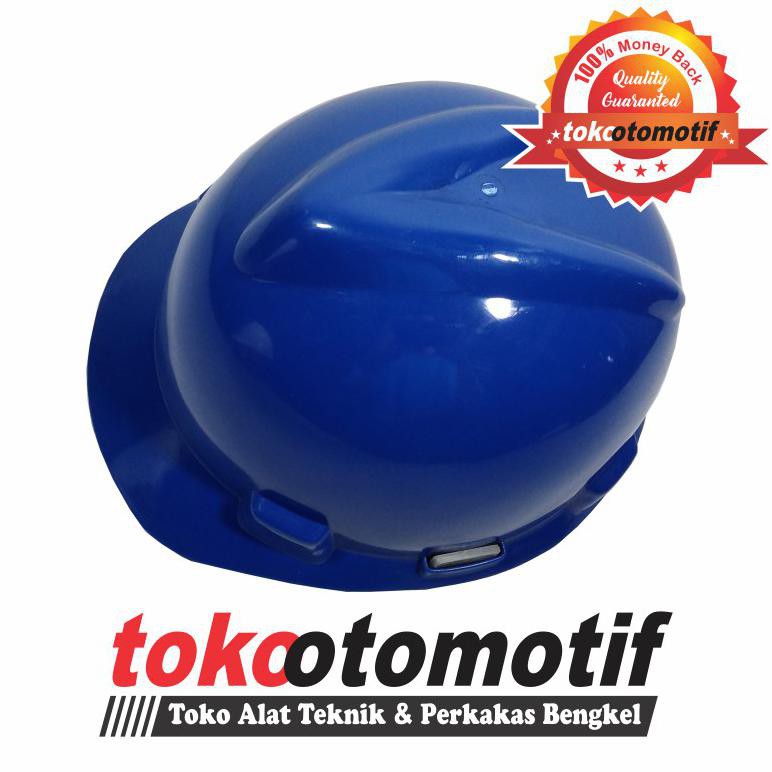 Jual Helm Safety Biru ( Top Quality ) Helm Proyek / Alat Pelindung ...