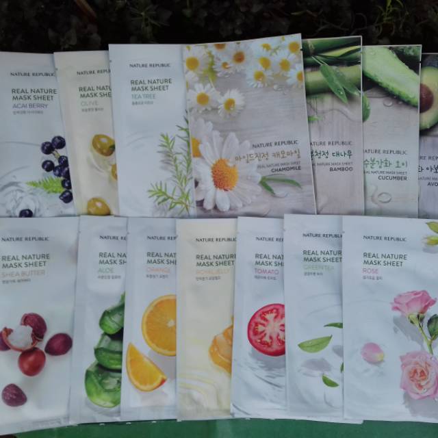 Jual Nature Republic Sheet Mask ( Original ) | Shopee Indonesia