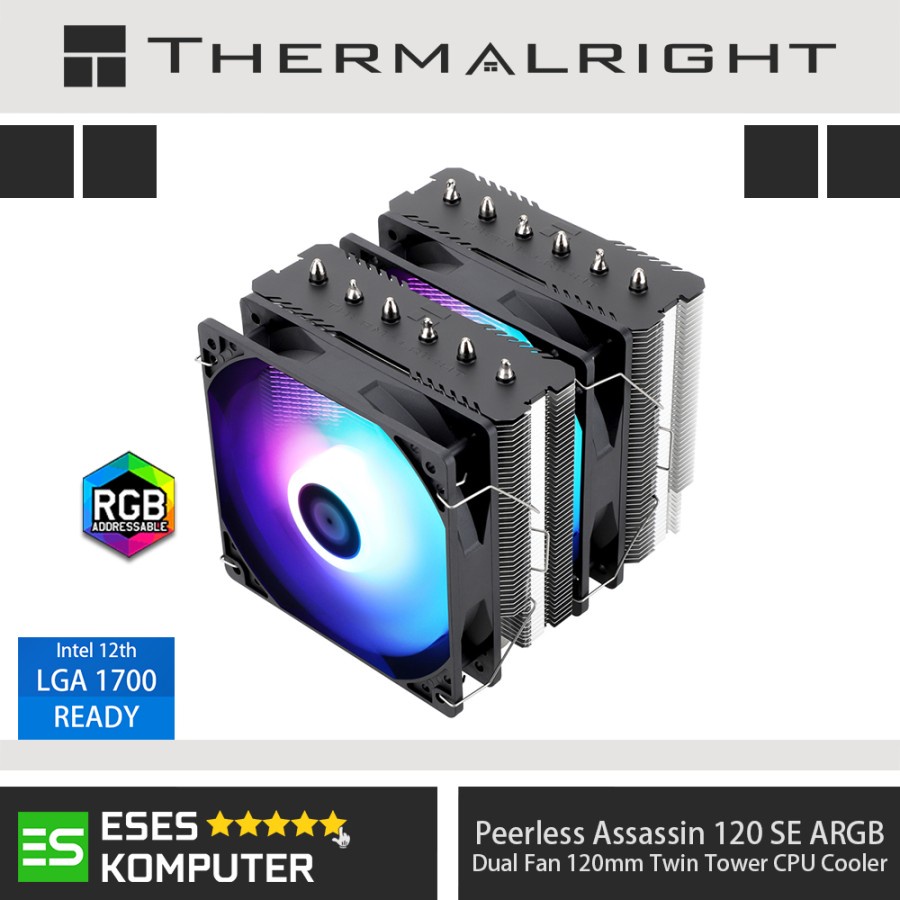 Jual HSF THERMALRIGHT Peerless Assassin 120 SE ARGB - Twin Tower Cooler ...