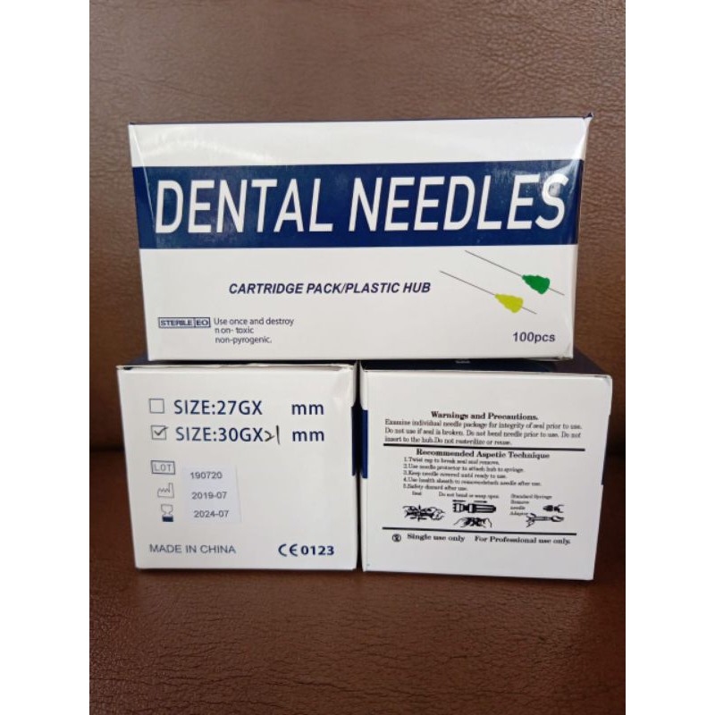 Jual Dental needle citojek 30G 16mm & 21mm isi 100 | Shopee Indonesia