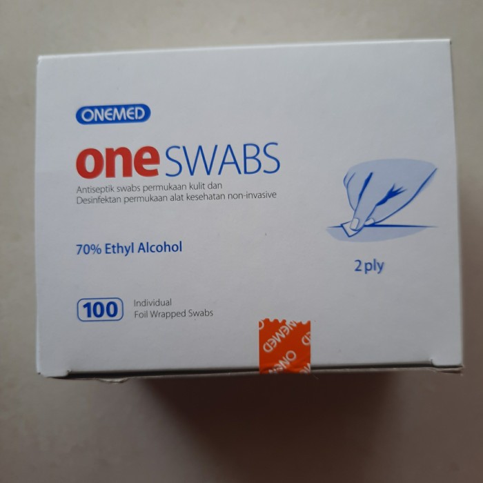Jual Alcohol Swab Onemed Alkohol Swabs Oneswab One Med One Swab 70% ...