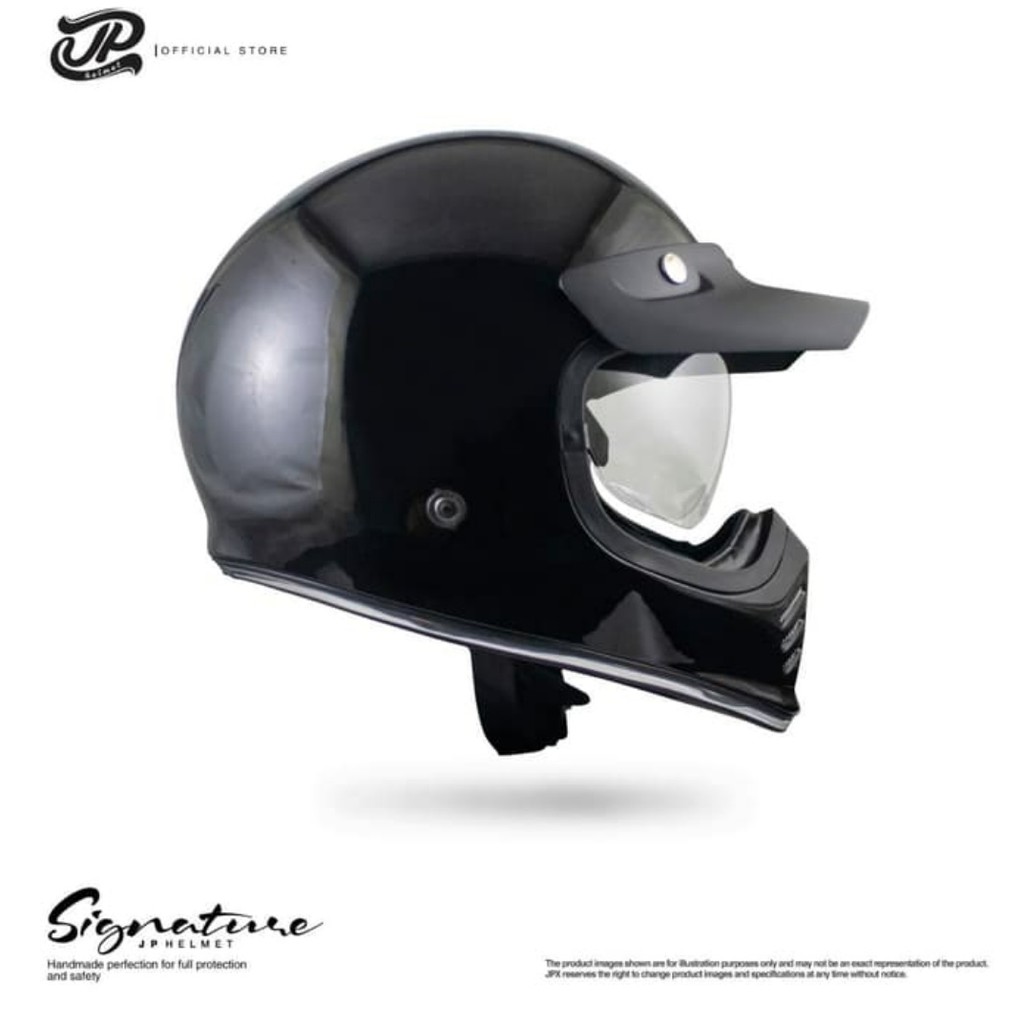 Jual Helm JP Retro Signature - Solid | Shopee Indonesia