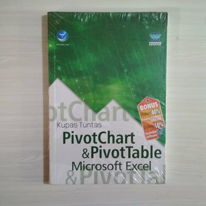 Jual Buku Kupas Tuntas pivotchart dan pivottable Microsoft excel | Shopee Indonesia