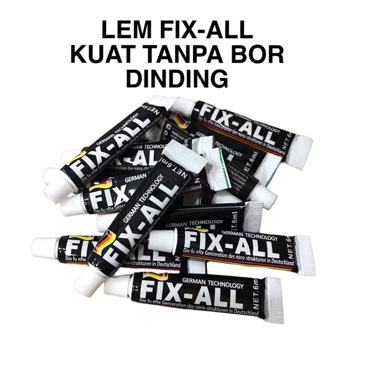Jual Lem FIX ALL kuat Tanpa Bor/Lem Stainless Aluminium kayu Ubin Lem ...