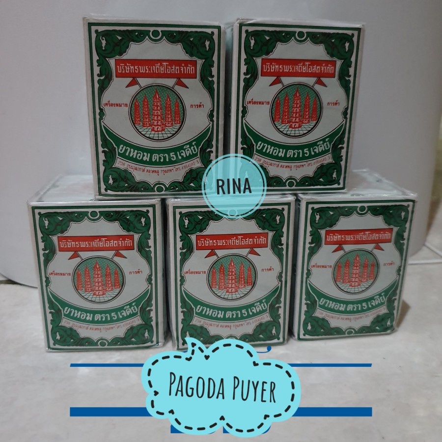 Jual Obat Sakit Perut Puyer Lima Pagoda Produk Thailand Asli Herbal ...