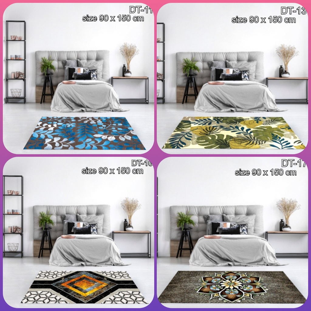 Jual Karpet Lantai Karpet Permadani Ruang Tamu Karpet Bulu Anti Slip ...