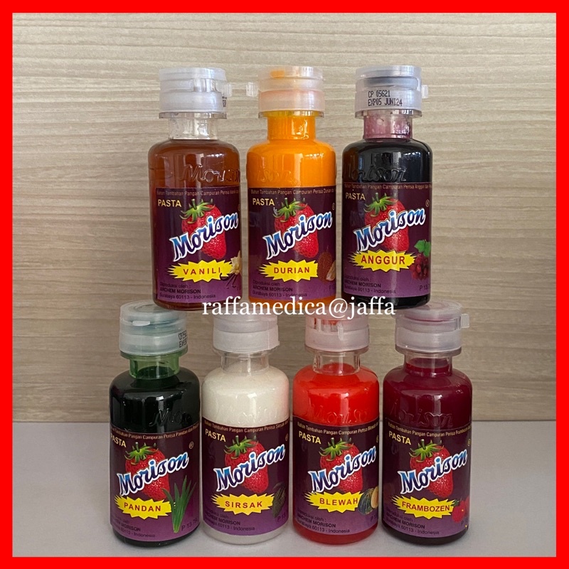 Jual ⭐️Jaffa mart⭐️ MORISON Pasta Perisa 50ml - Banyak rasa [ BEBAS ...