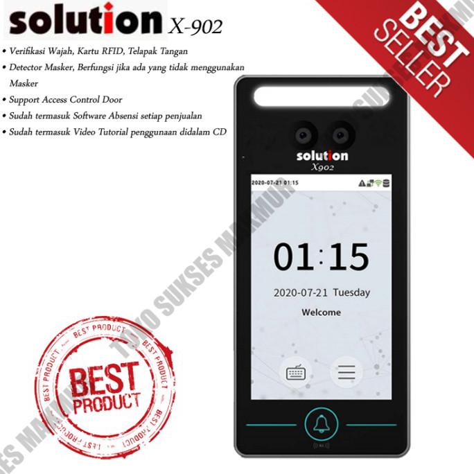 Jual SOLUTION X902 MESIN ABSENSI WAJAH KARTU RFID WIFI | Shopee Indonesia