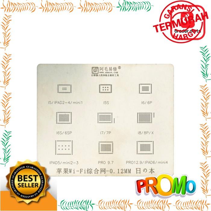 Jual PLAT BGA STENCIL SET IC WIFI IPHONE IPAD AMAOE BISA COD | Shopee Indonesia