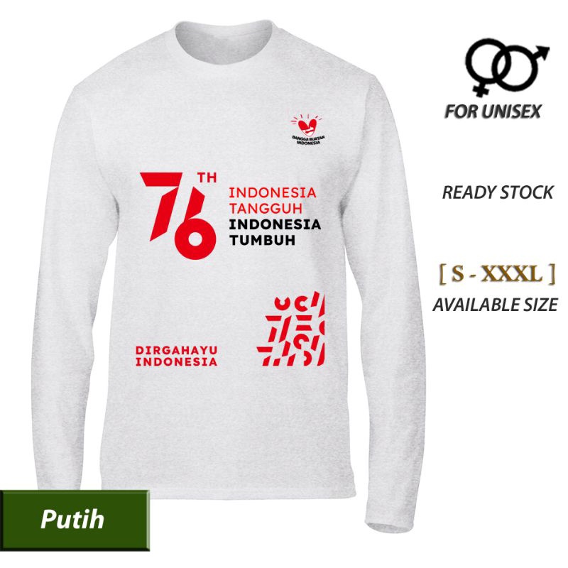 Jual baju HUT RI 76 kaos HUT RI 76 kaos kemerdekaan baju indonesia ...