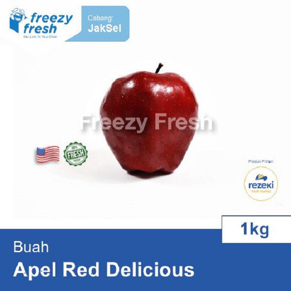 Jual Apel Red Delicious (1 Kilo) | Shopee Indonesia