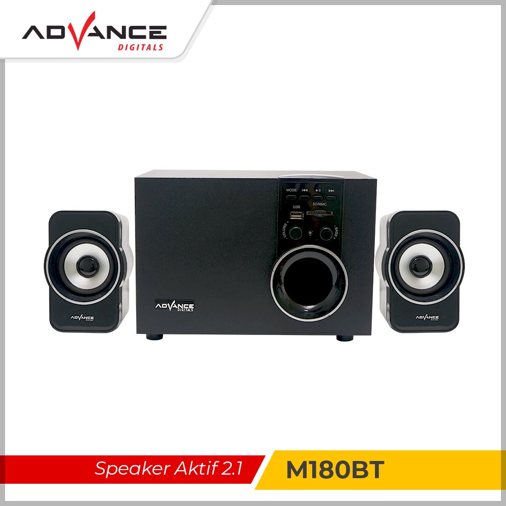 Jual Speaker Advance M180 BT / bluetooth Extra Bass Subwoofer Sound ...