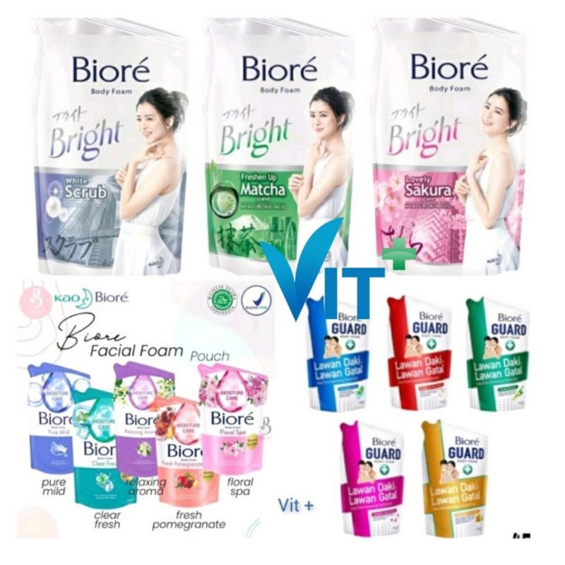 Jual Biore Sabun Cair 380/400ml sabun cair All Varian | Shopee Indonesia