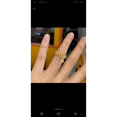 Jual Cicin Rantai Huruf 5 gram Emas LM/London 24K kadar 99,99% | Shopee ...