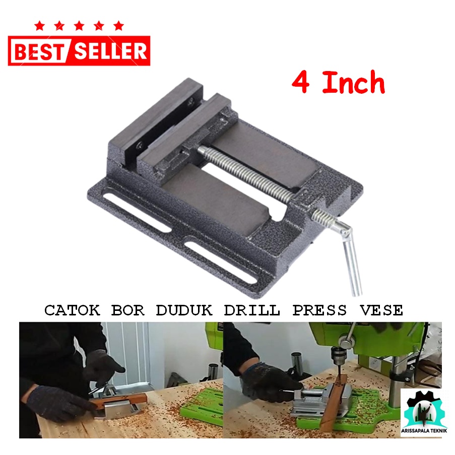 Jual CATOK BOR DUDUK DRILL PRESS VISE CLAMP RAGUM CATOK TANGGEM KLEM ...
