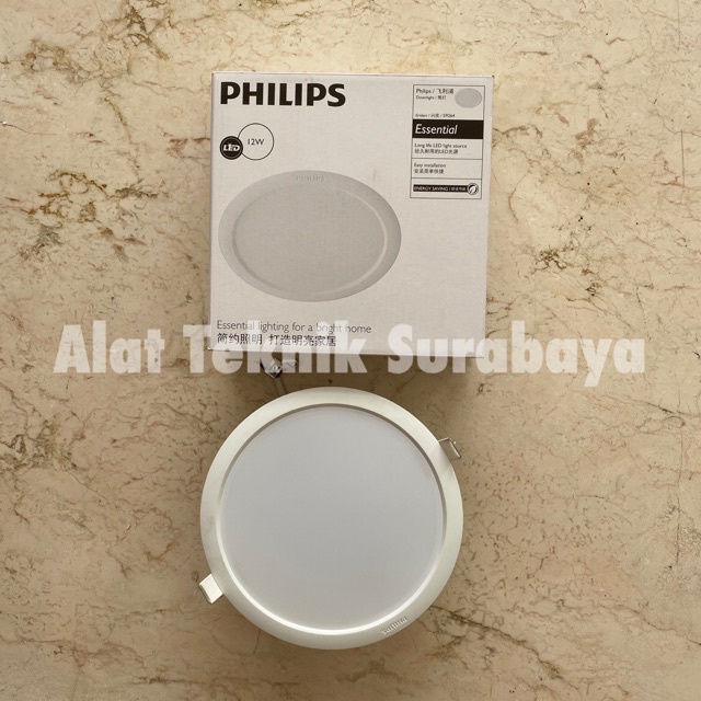 Jual LAMPU DOWNLIGHT LED PHILLIPS 12W 12 W WATT WARM WHITE ...