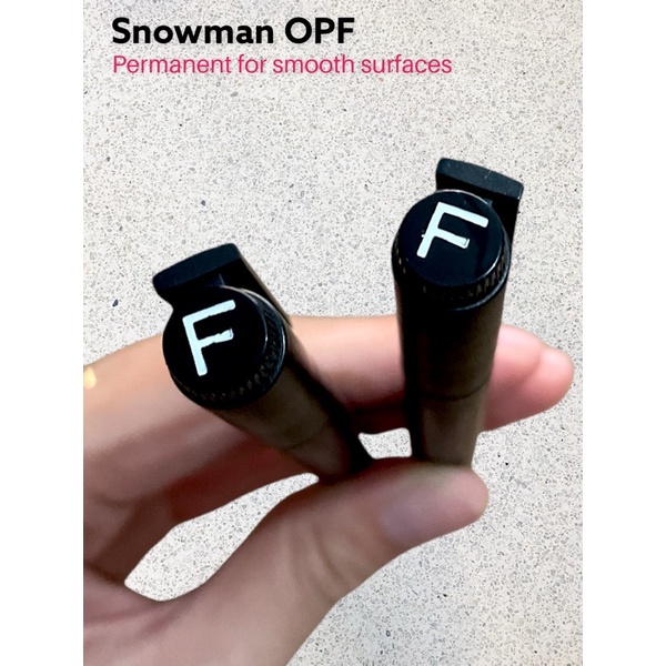 Jual snowman OPF permanen for smooth surfaces, spidol, spidol permanen, spidol opf | Shopee ...