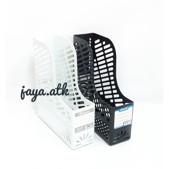 Jual BOX FILE KERANJANG PLASTIK HITAM PUTIH BOKS DOKUMEN MAGAZINE ...
