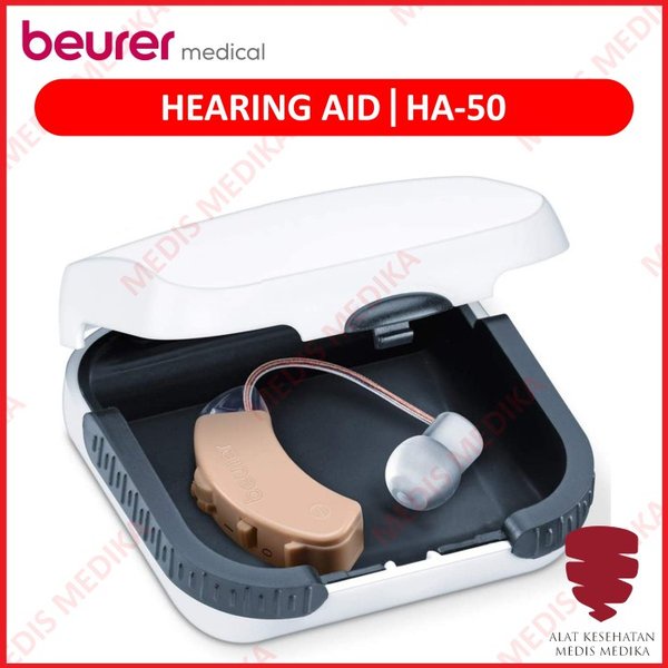 Jual Hearing Aid HA 50 Beurer Alat Bantu Dengar Pendengaran Lansia Manula Anak Centel Cantol ...