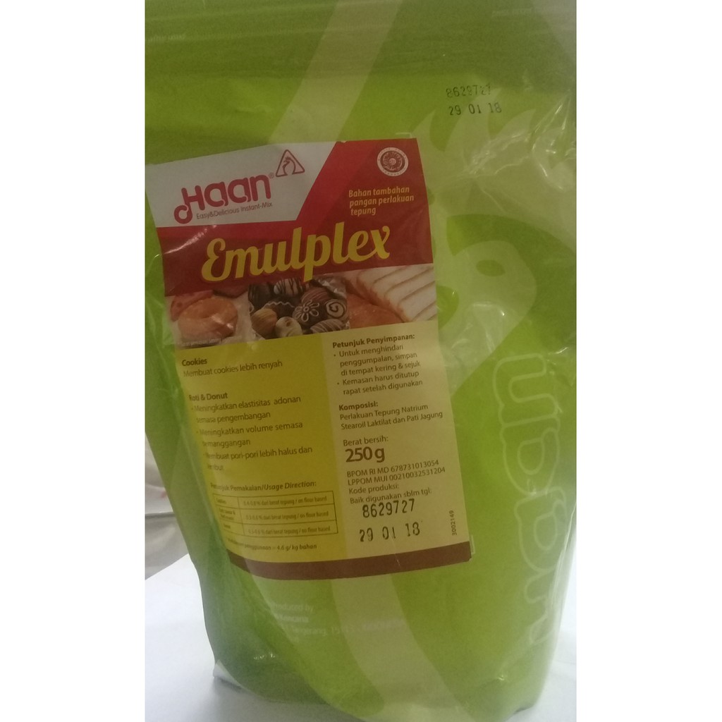 Jual HAAN Emulplex / Empleks / Emplex 250 gram ( Perenyah Kue ...