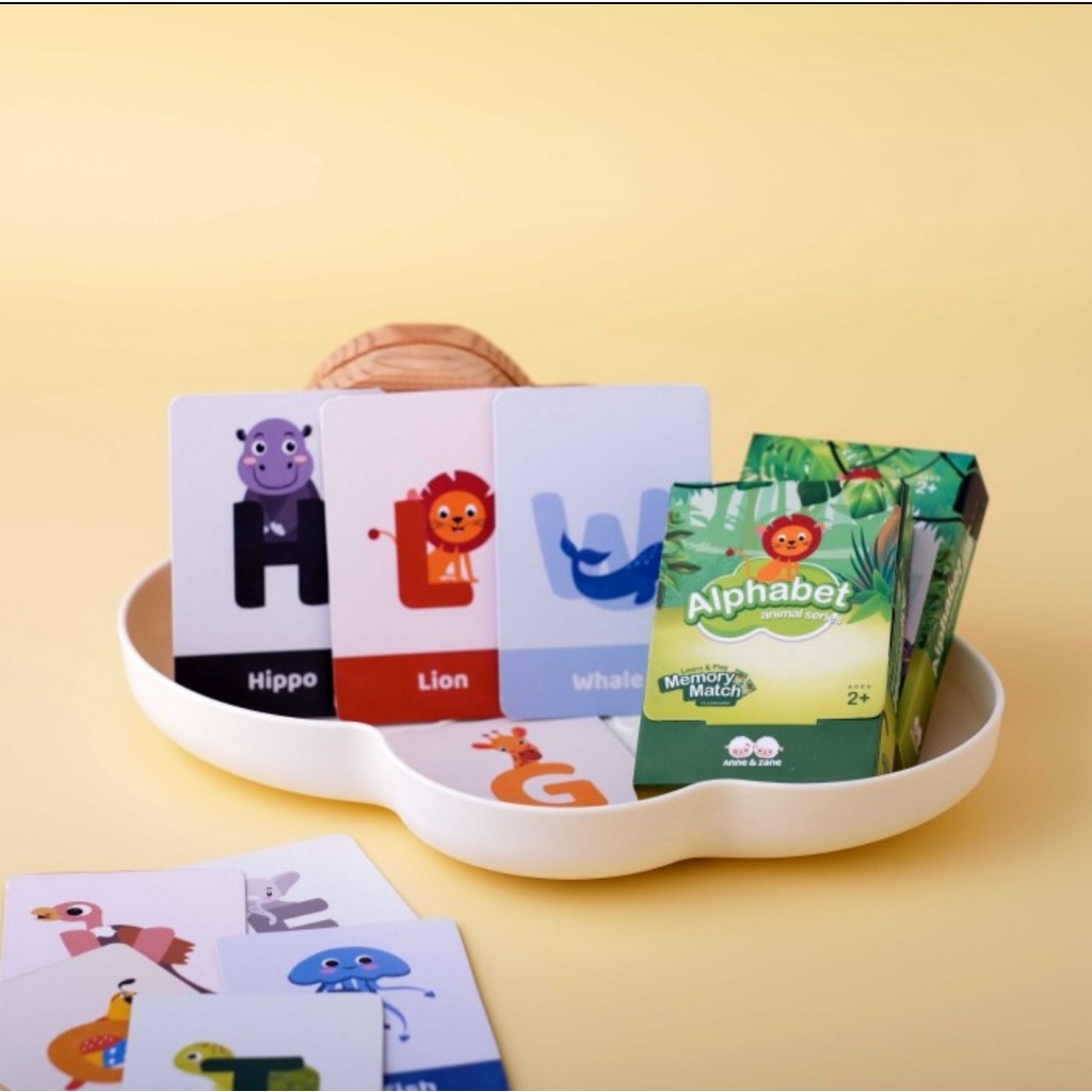 Jual Flash Card Memory Match : Alphabet Animal Series | Shopee Indonesia