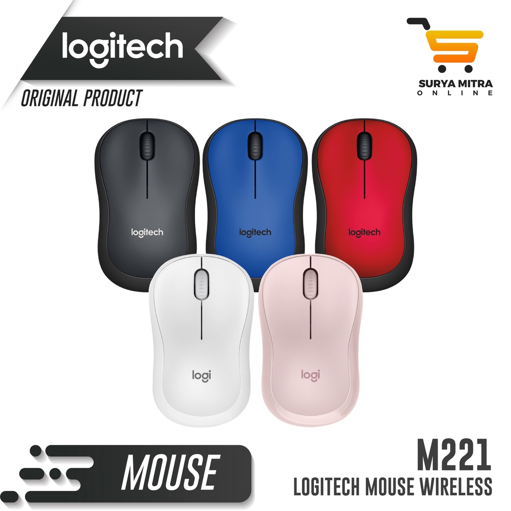Jual Logitech M221 / M 221 Silent Wireless Mouse | Shopee Indonesia