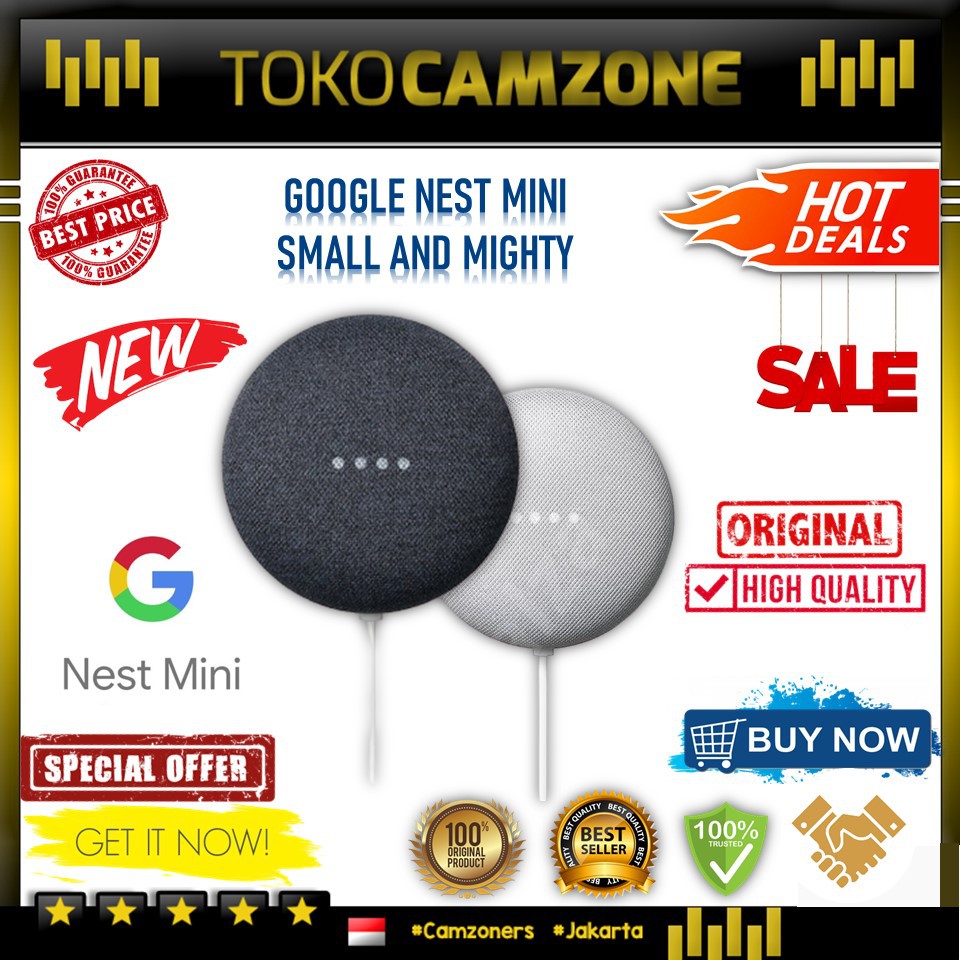 Jual GOOGLE NEST MINI 2ND Generation (HOME MINI 2ND GEN) ORIGINAL ...