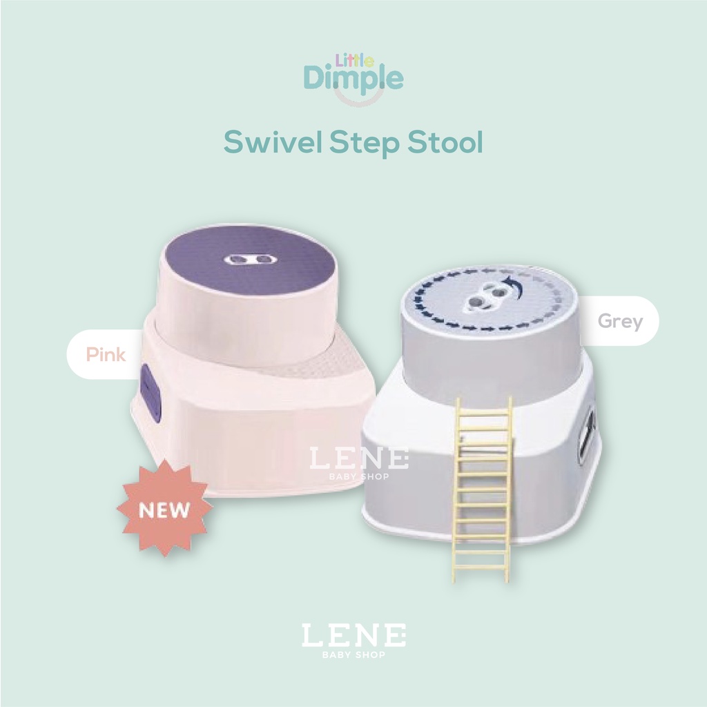 Jual Little Dimple Swivel Step Stool | Shopee Indonesia