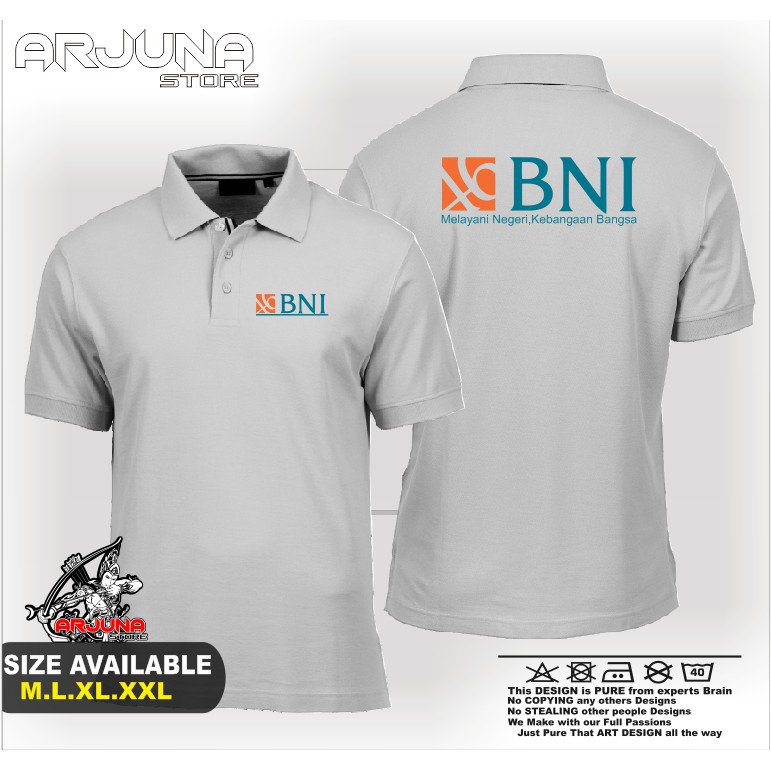 Jual POLOSHT / KAOS POLO BANK BNI V2 KAOS POLO PERUSAHAAN TERBARU ...