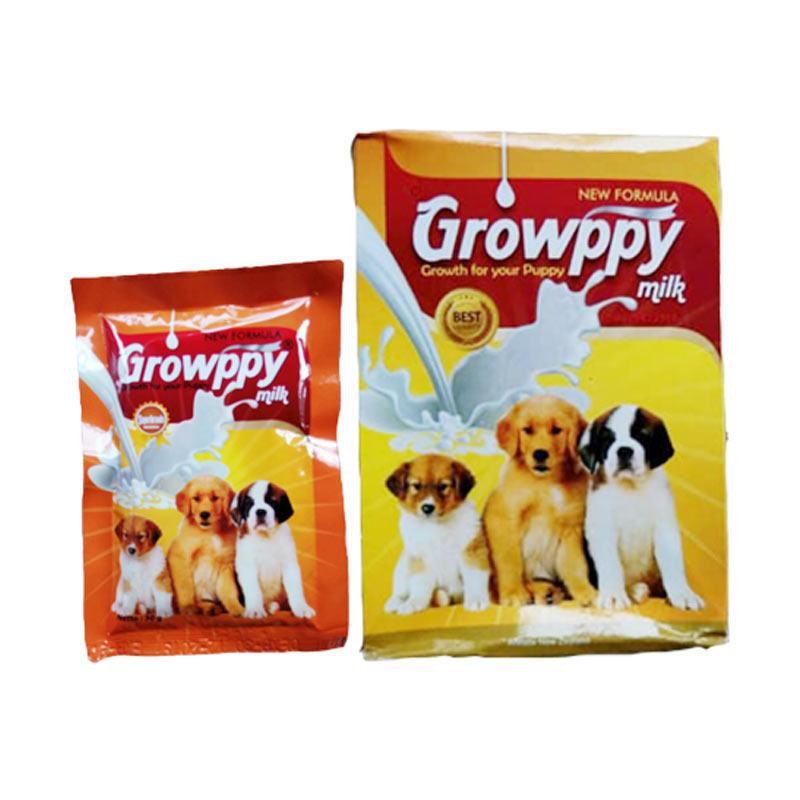 Jual Growppy Milk 30 gram - Susu Anak Anjing / Puppy (1 dus isi 10 sachet) | Shopee Indonesia