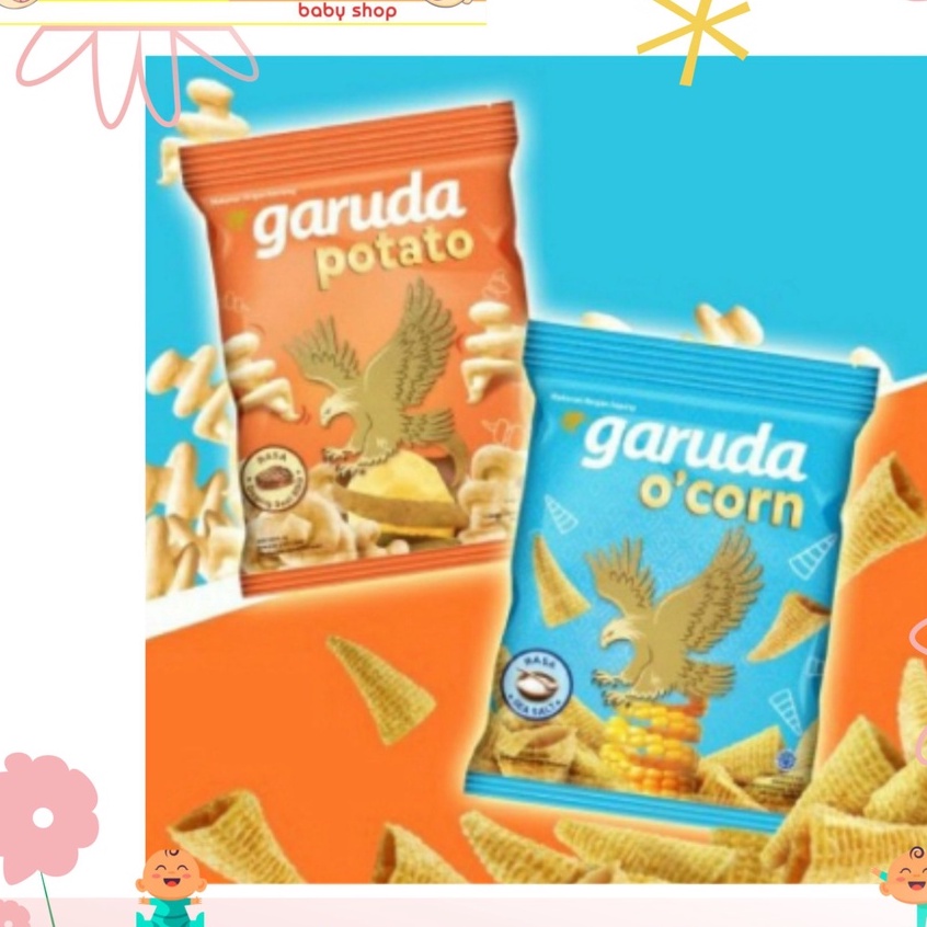 Jual garuda snack o corn sea salt dan potato JUMBO 96GR | Shopee Indonesia