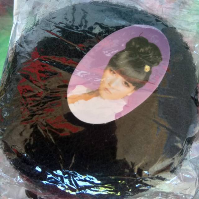 Jual Donat rambut hitam ukuran besar | Shopee Indonesia