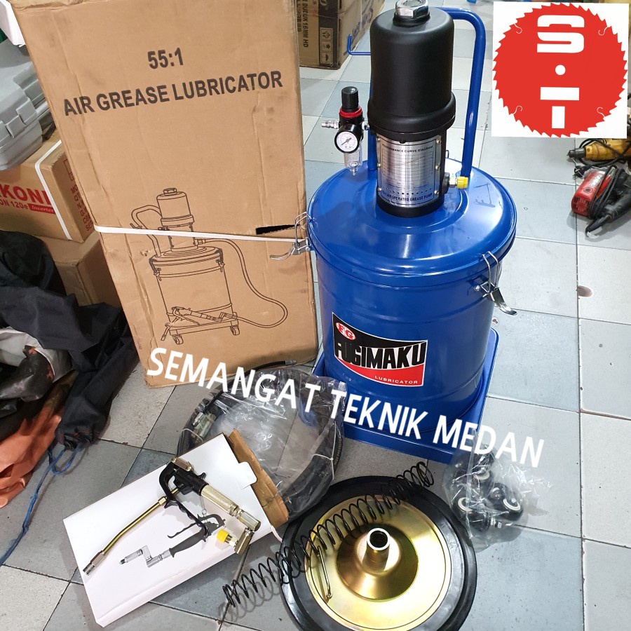 Jual MG55 POMPA OLI MINYAK GEMUK DRUM AIR LUBRICATOR GREASE PUMP FQ MG ...