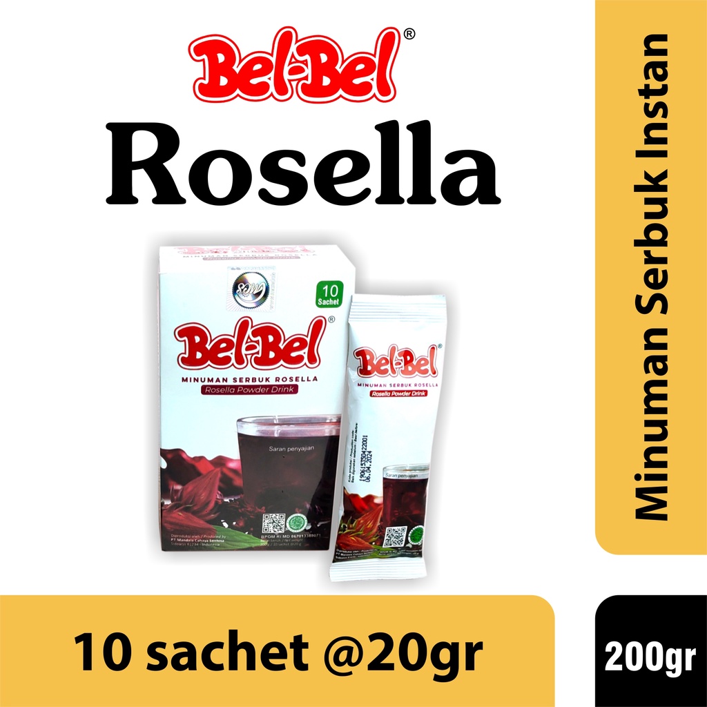 Jual Teh Instant Rosella BELBEL 200gr - 10 Sachet | Minuman Serbuk ...