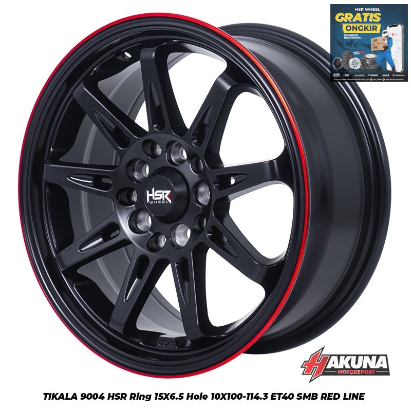 Jual Velg Mobil Rng 15 Hsr TIKALA R15 Lebar 6,5 Rata Buat Innova,Xpander,Terios,Rush,Ertiga Dll ...