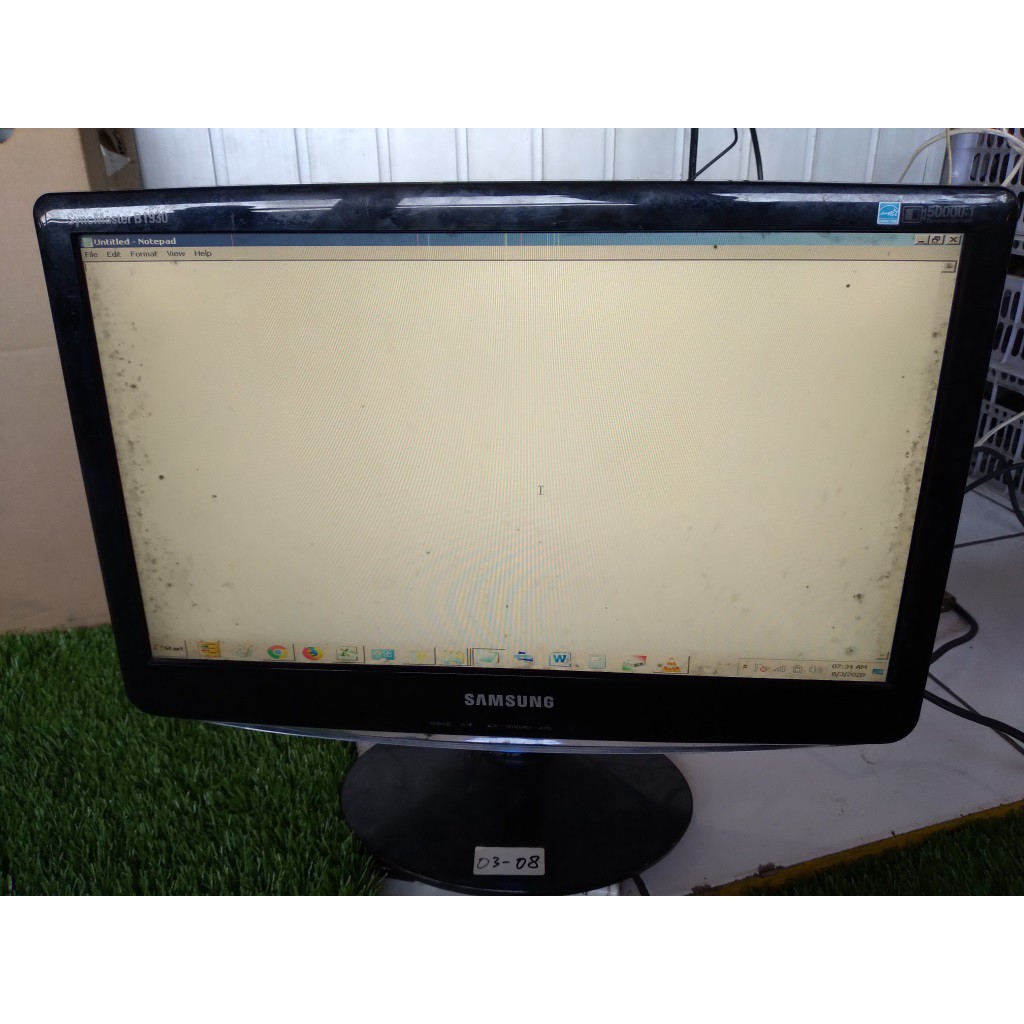 Jual utuh layar monitor lcd samsung 19 inch pu19ws b1930n komputer jamur di belakang layar ...