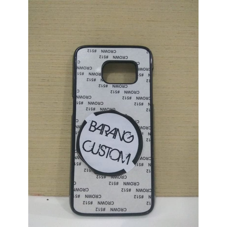 Jual Case Sublimasi 2D Samsung Galaxy S7 Black custom casing hp ...