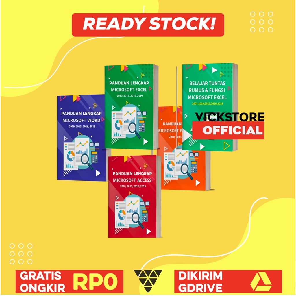 Jual MATERI PANDUAN MS OFFICE LENGKAP - Word, Excel, Powerpoint, Access | Shopee Indonesia
